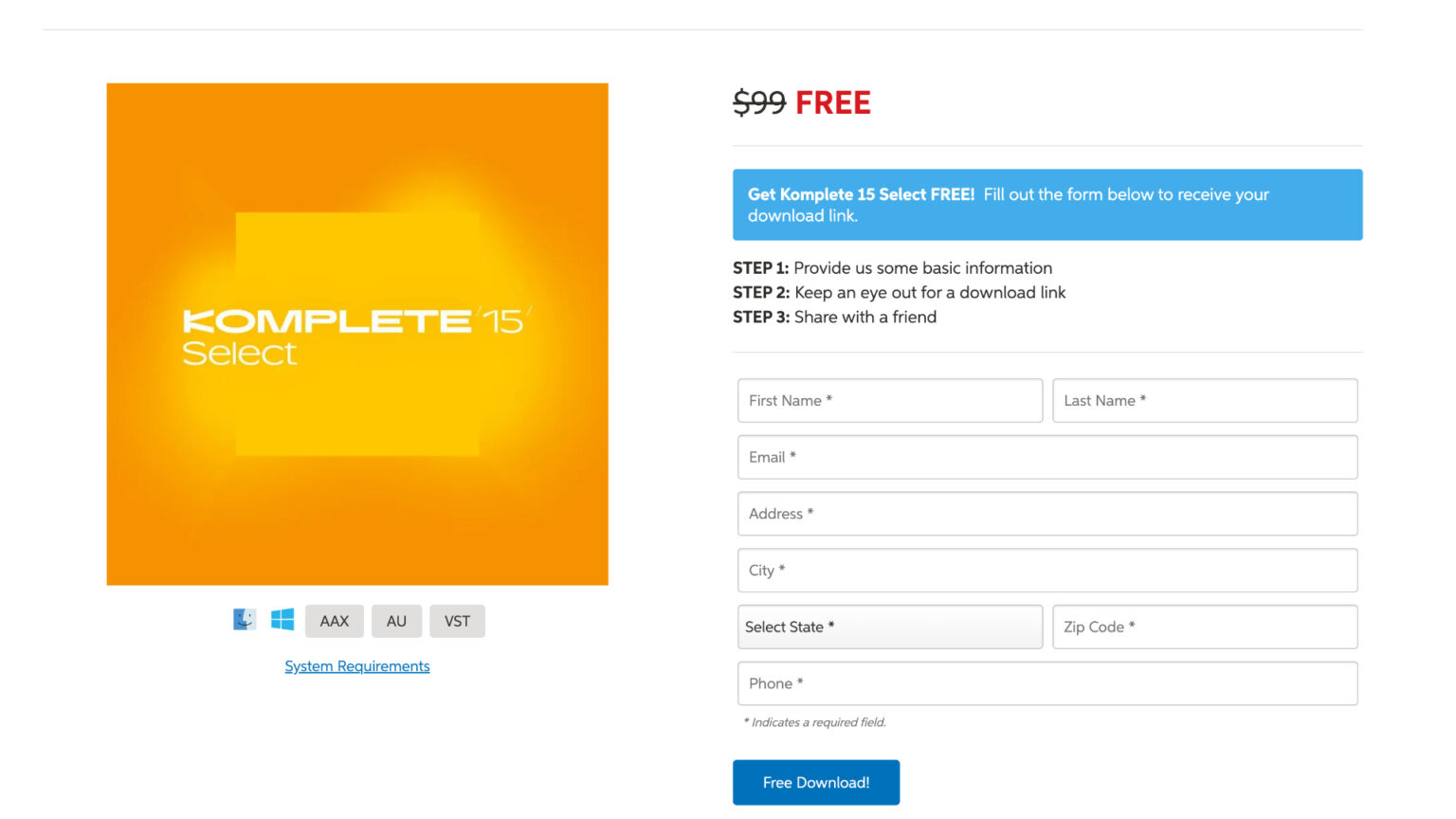 Native Instruments Komplete 15 Select with Massive X is a FREE download ...