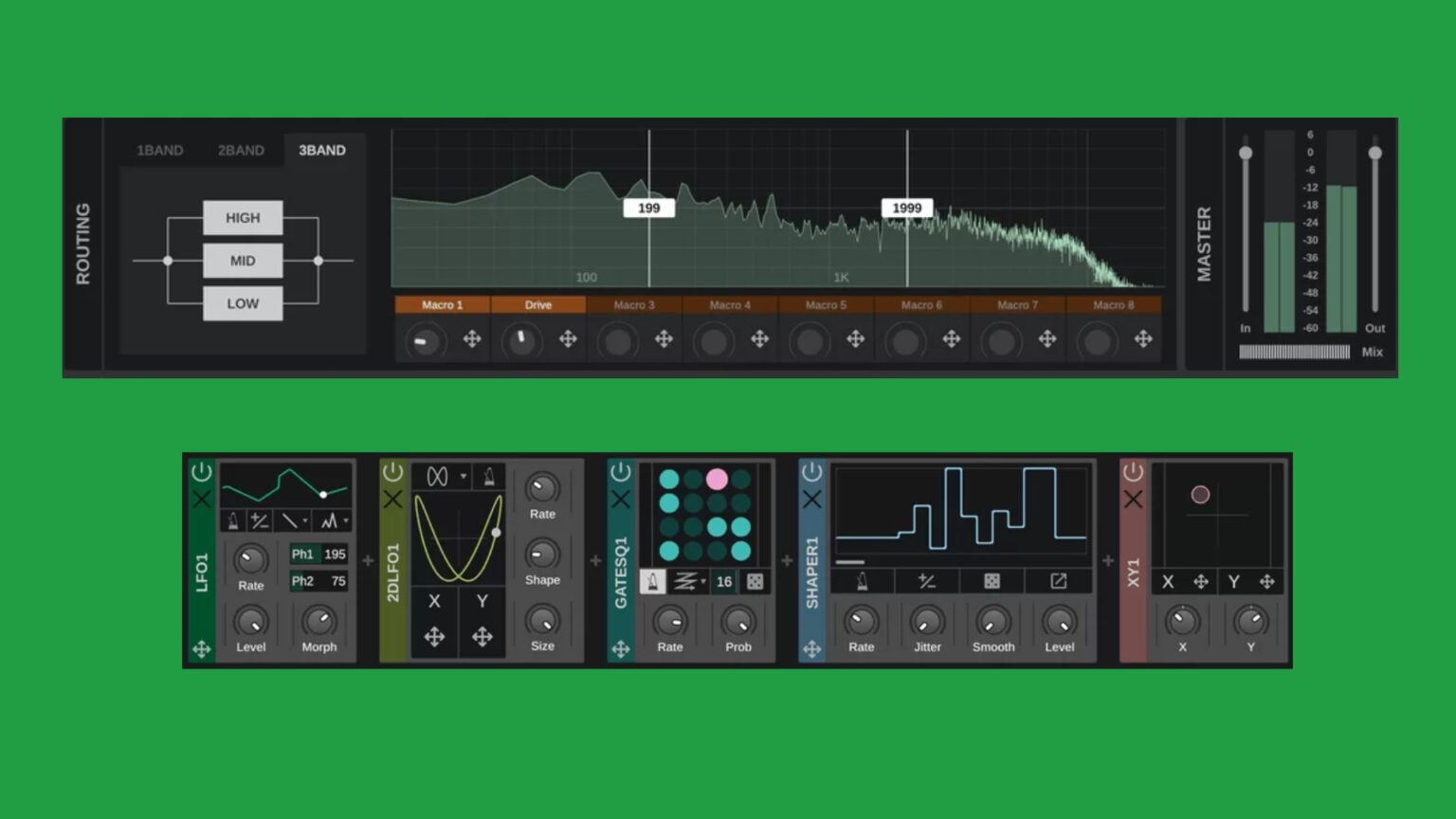 HY-Plugins HY-MBMFX3, multiband multi-FX plugin with modulation & free ...