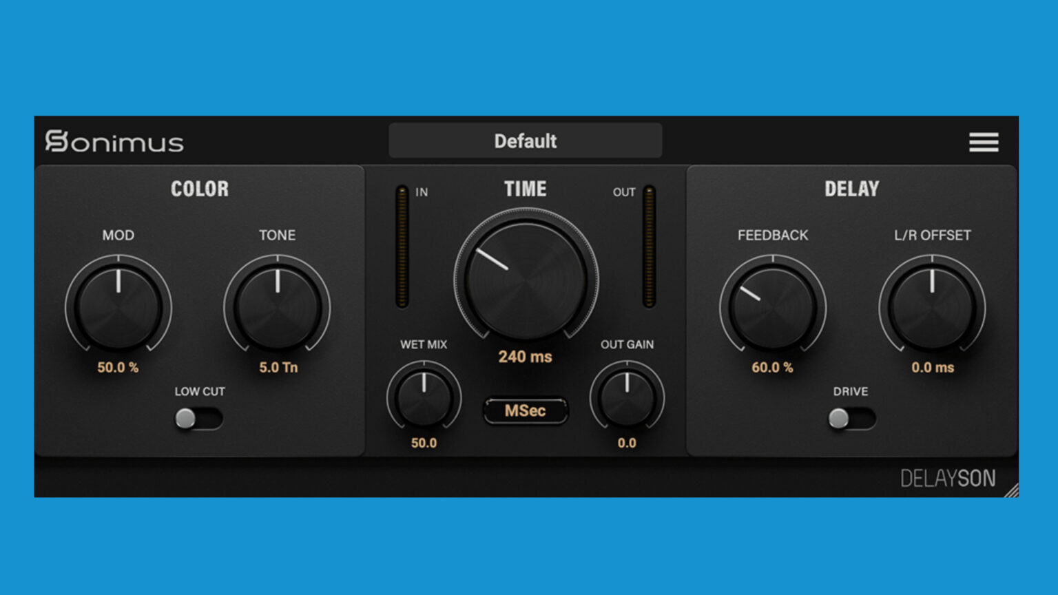 Sonimus DelaySon, free tape delay plugin for macOS and Windows - SYNTH ...