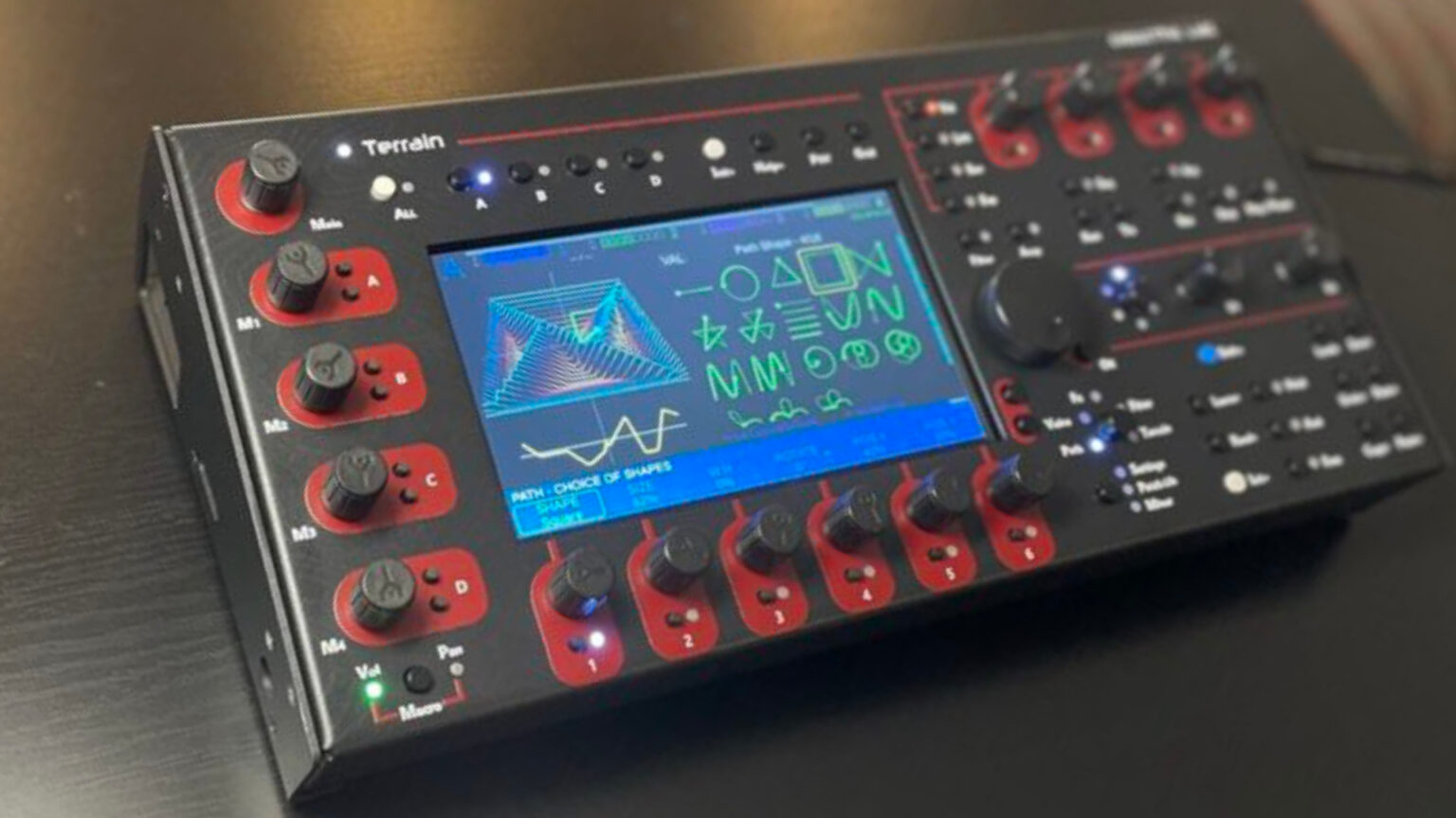 Conductive Labs Terrain, a multi-timbral morphing terrain hardware ...