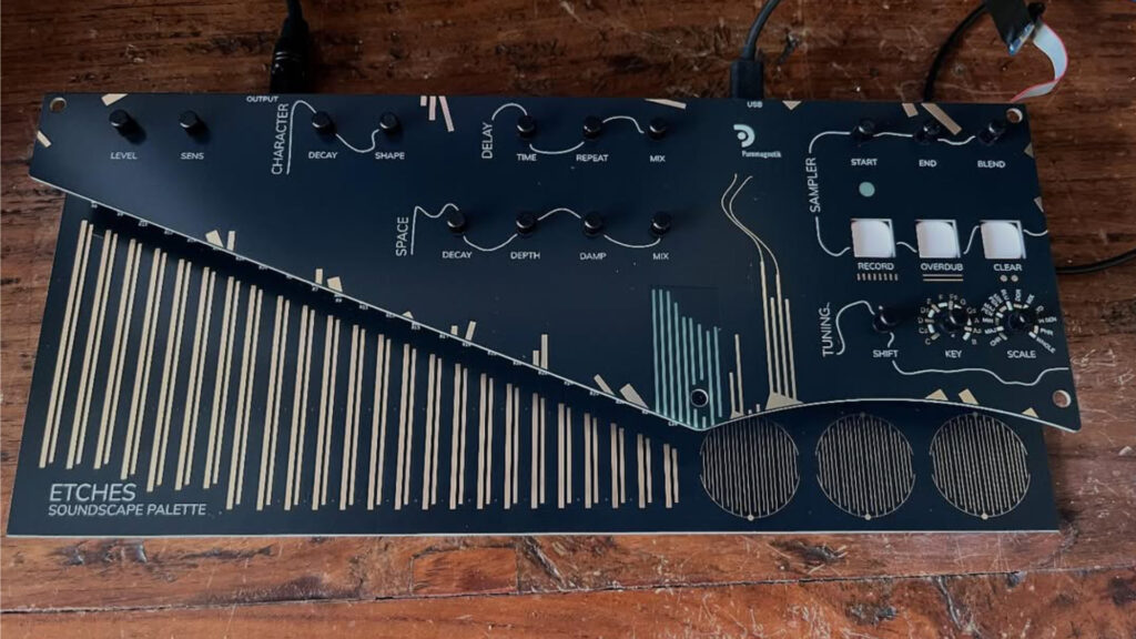 Puremagnetik Etches, a portable touch-sensitive loopscape Synthesizer ...