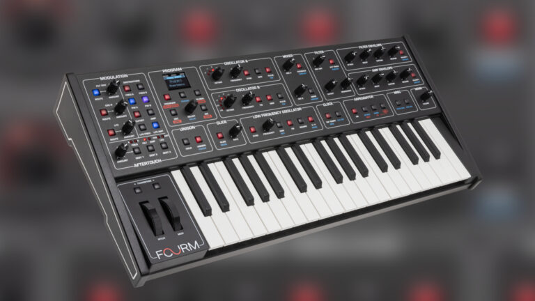 Sequential Fourm, an expressive polyphonic analog Synthesizer with the soul of two Prophets ...