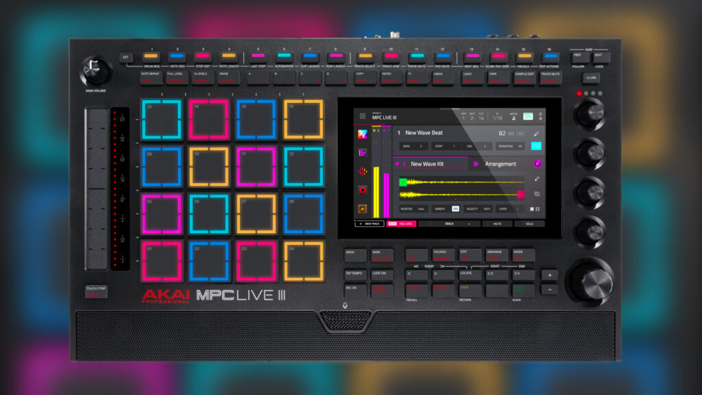 Akai MPC Live III, groove workstation with more power, hands-control ...