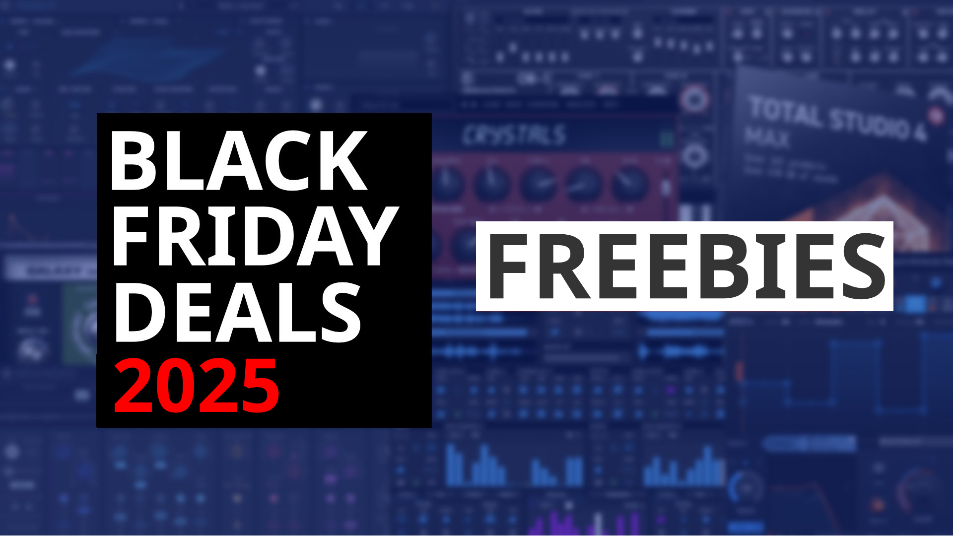 Black Friday plugin deals 2025 freebies - SYNTH ANATOMY