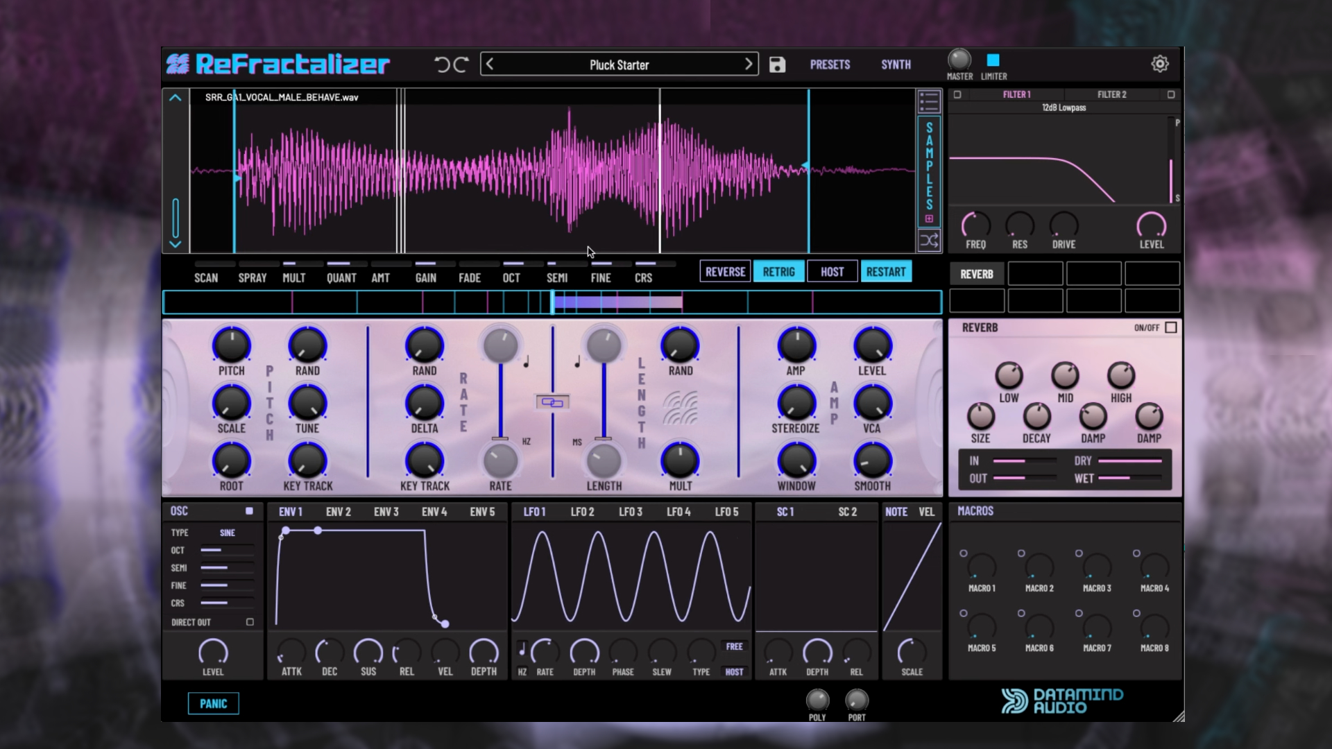 DataMind Audio Refractalizer: a sample-morphing and time-bending granular Synthesizer - SYNTH ...