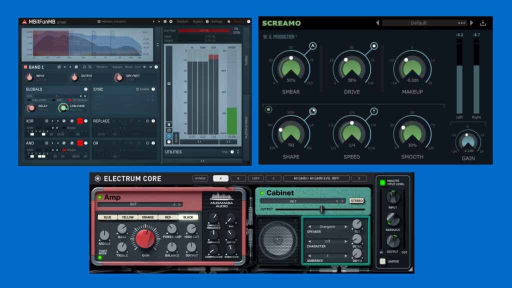 Distortion trio (MBitFunMB, Electrum Core and Screamo plugins) is FREE for Black Friday - SYNTH ...