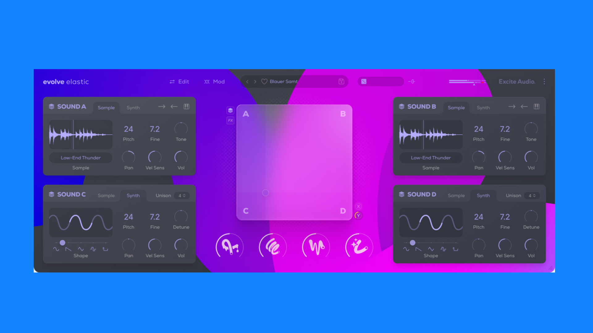 Excite Audio Evolve Elastic: a hybrid morphing Elastic-inspired ...