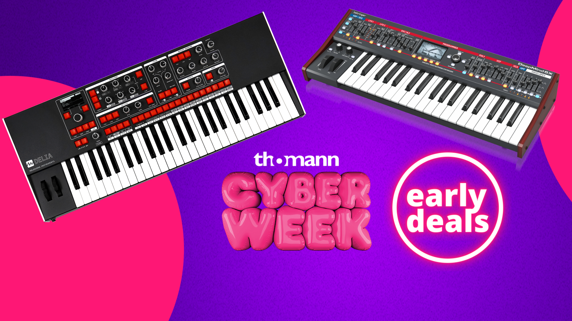 Thomann Cyberweek 2025: Early deals on synths, FX pedals, and more ...