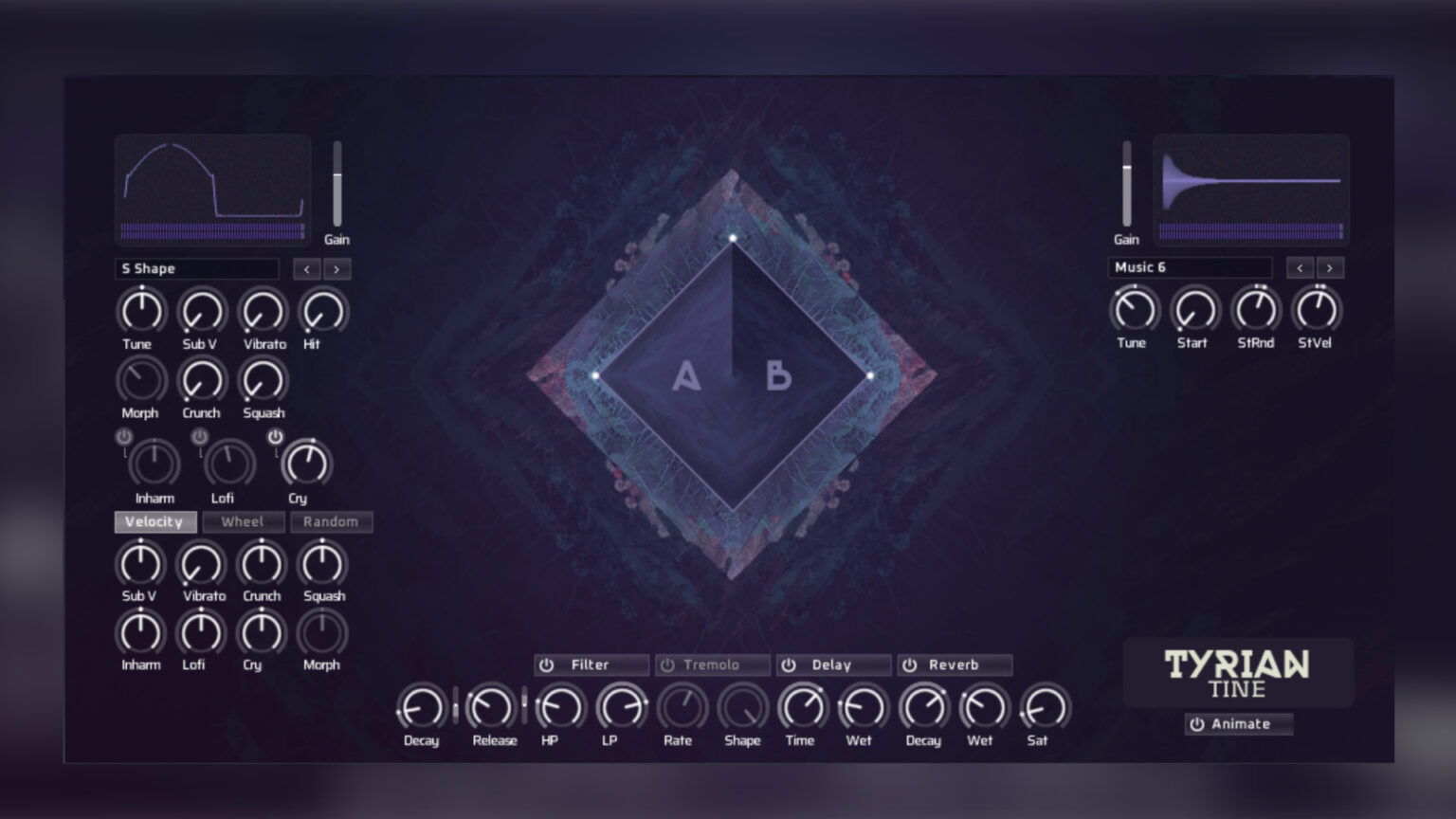 Ocean Swift Synthesis Tyrian Tine, a free hybrid wavetable synth for ...