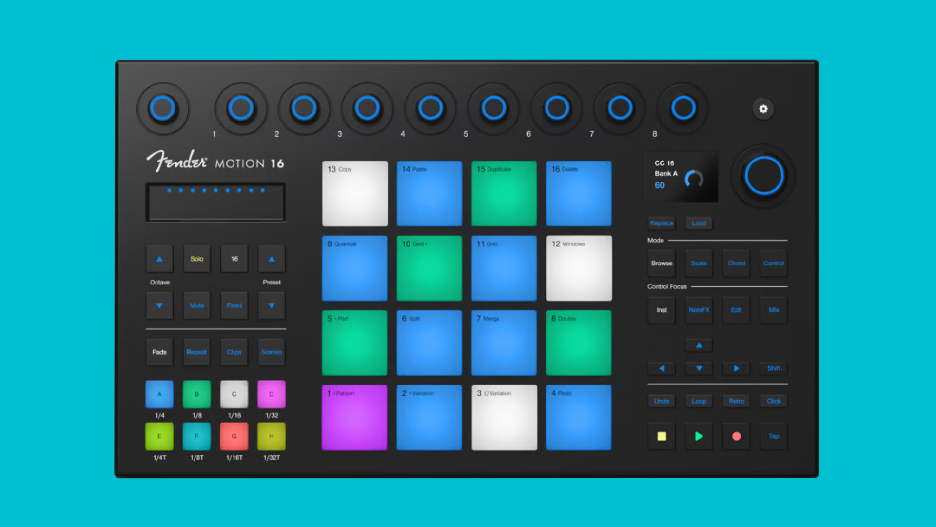 Fender Motion 16 and 32: two new polyphonic aftertouch DAW MIDI ...