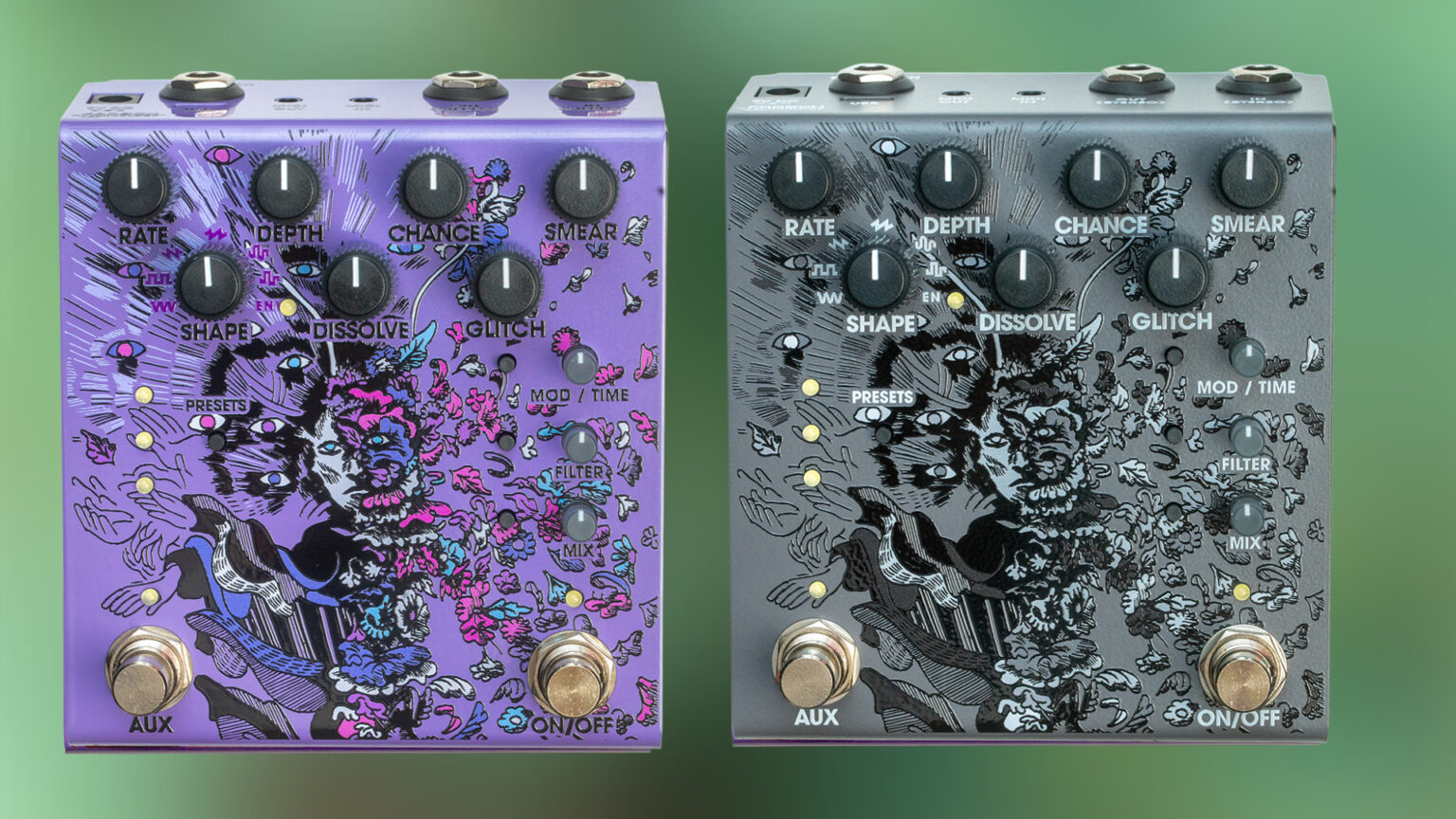 OBNE Parting, a colorful glitchy delay reverb pedal in collaboration ...